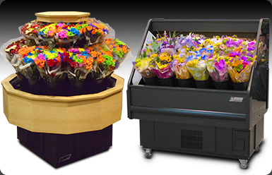Floraline Refrigerated Self-Watering Commercial Floral Displays